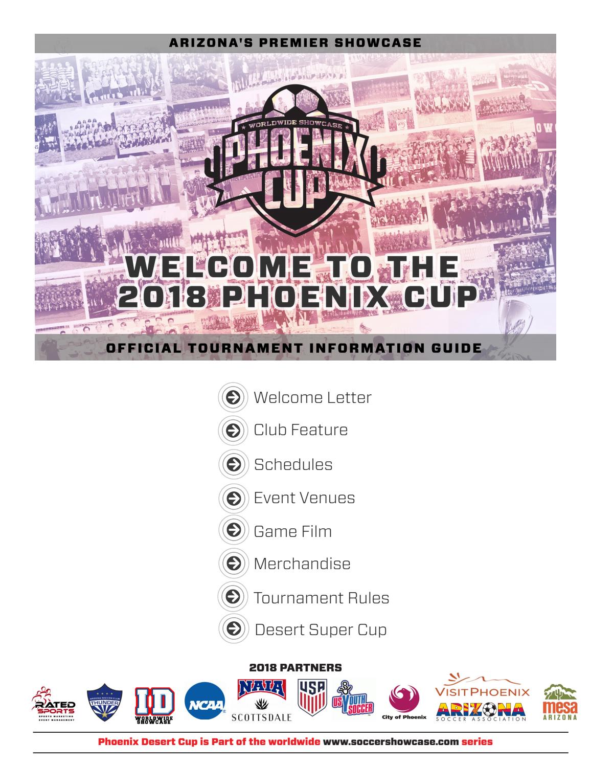 2018 Phoenix Cup Showcase by Rated Sports - Issuu