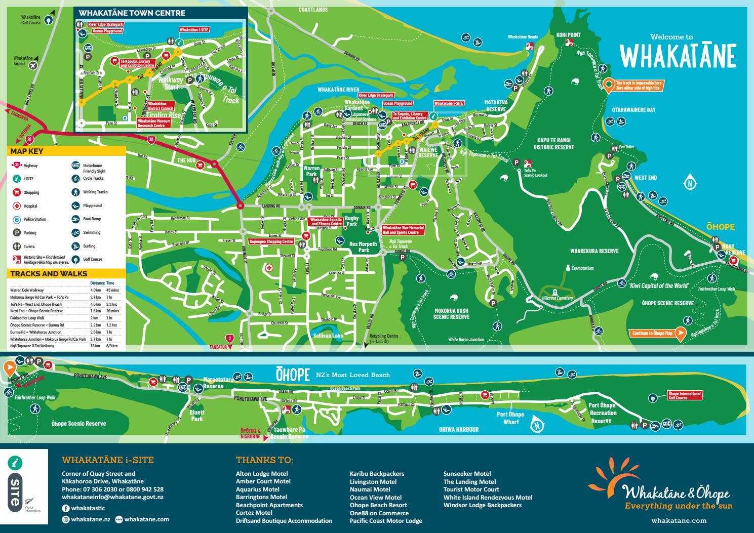Whakatane Visitor Map 2018 by NinetyBlack - Issuu