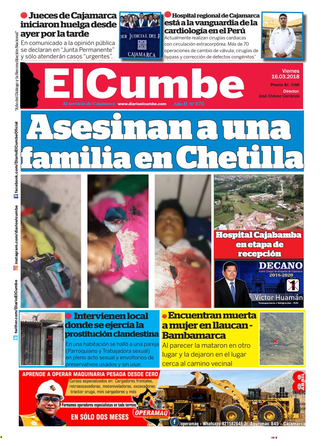Diario el cumbe 16 03 18 by Diario El Cumbe - Issuu