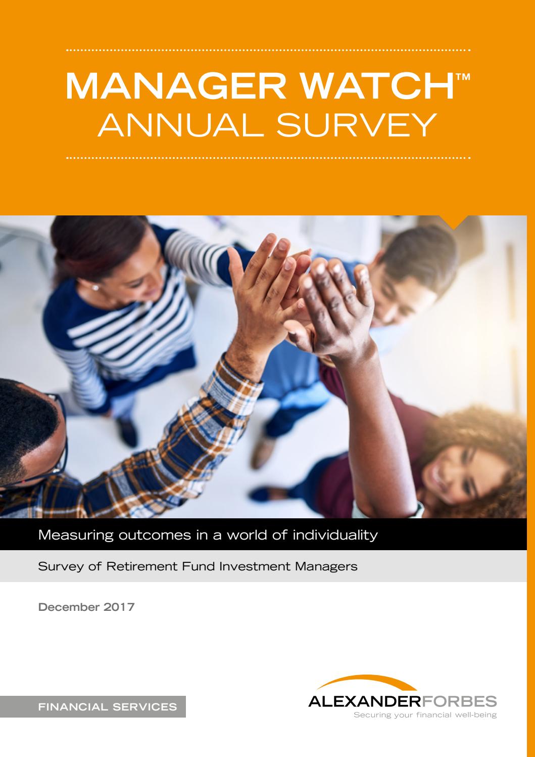 Alexander Forbes Manager Watch by Alexforbes - Issuu