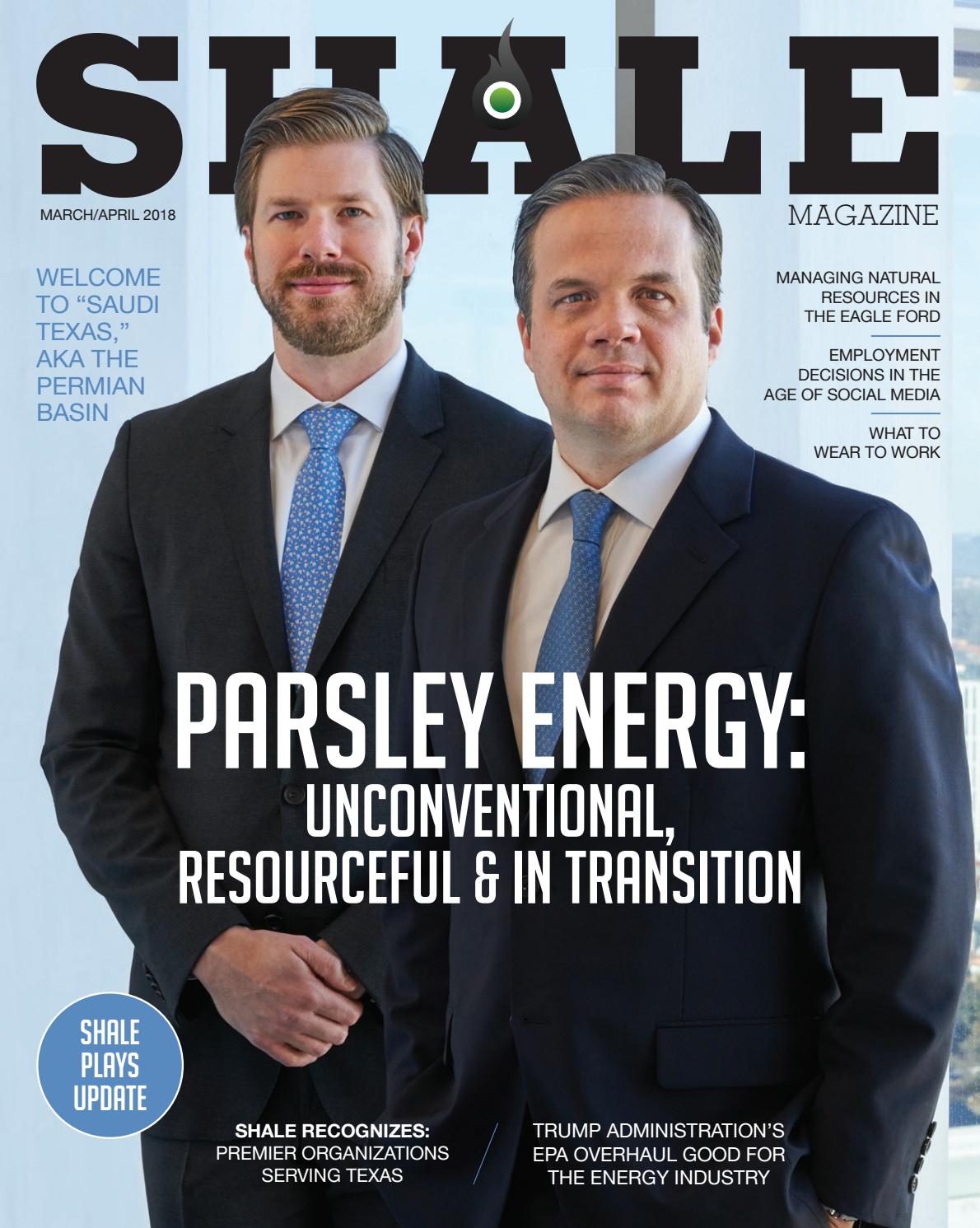 SHALE Magazine March/April 2018 by SHALE Oil & Gas Business Magazine ...