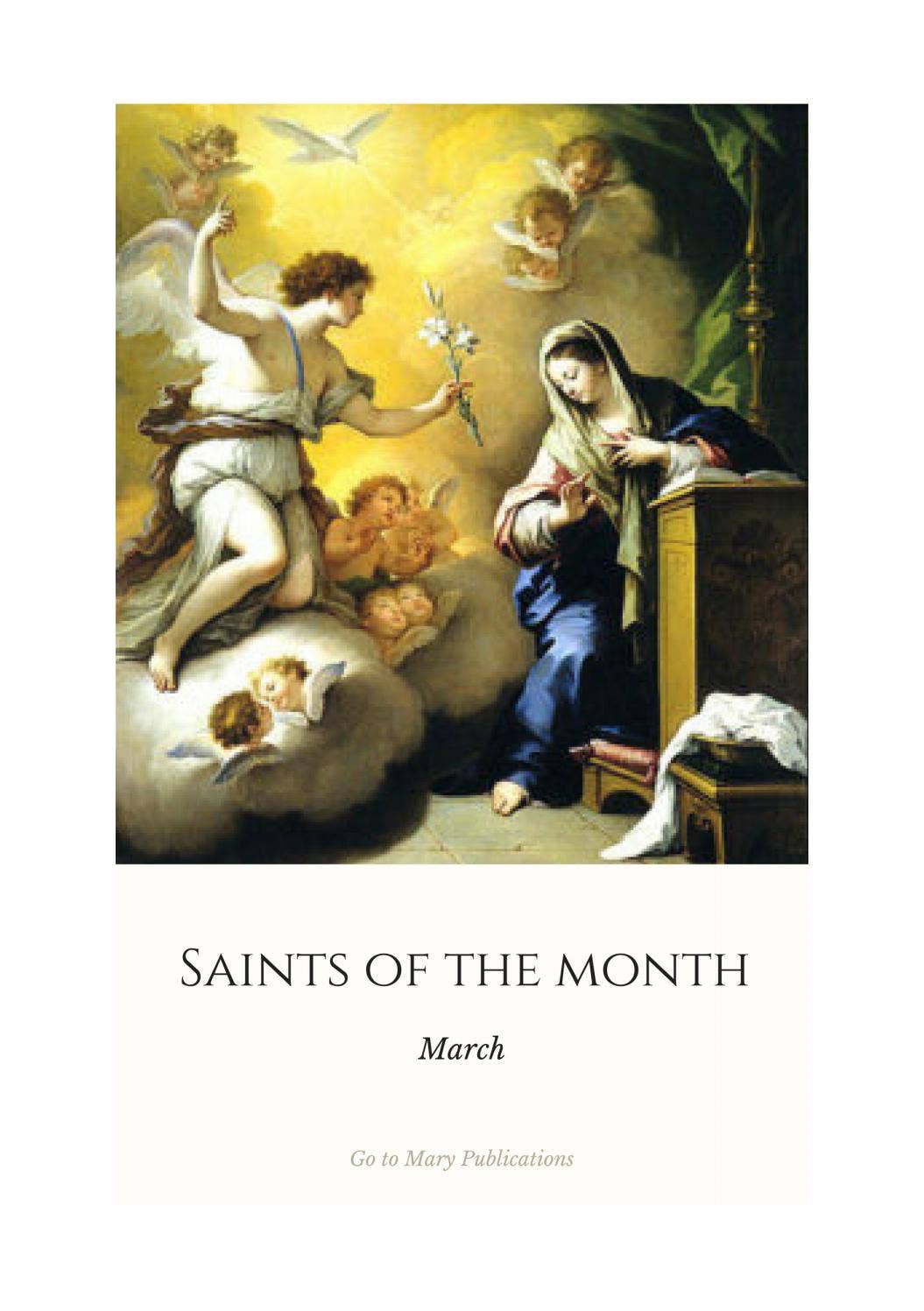 Saints of the month: March by Go to Mary - Issuu
