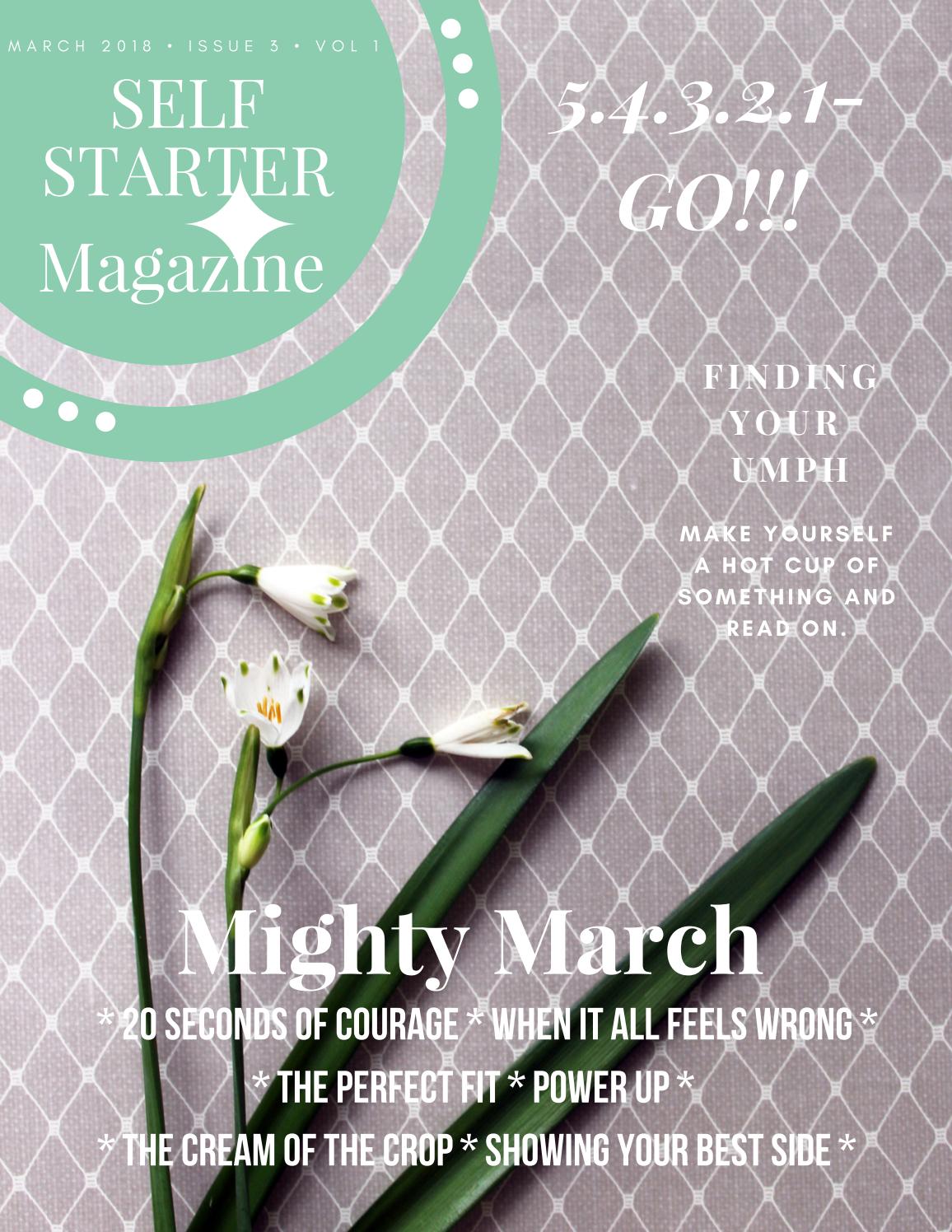 Self Starter Magazine March 2018 by selfstartermagazine - Issuu