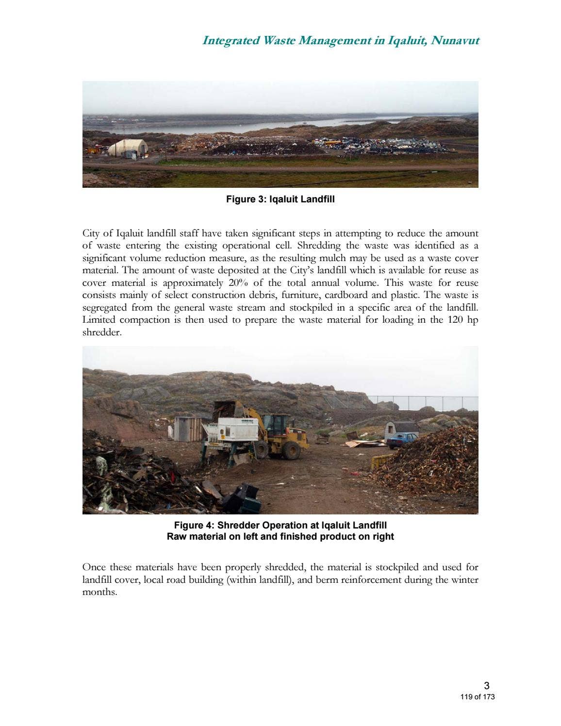 Solid Waste Perspectives from the Canadian North by Kenneth Johnson - Issuu