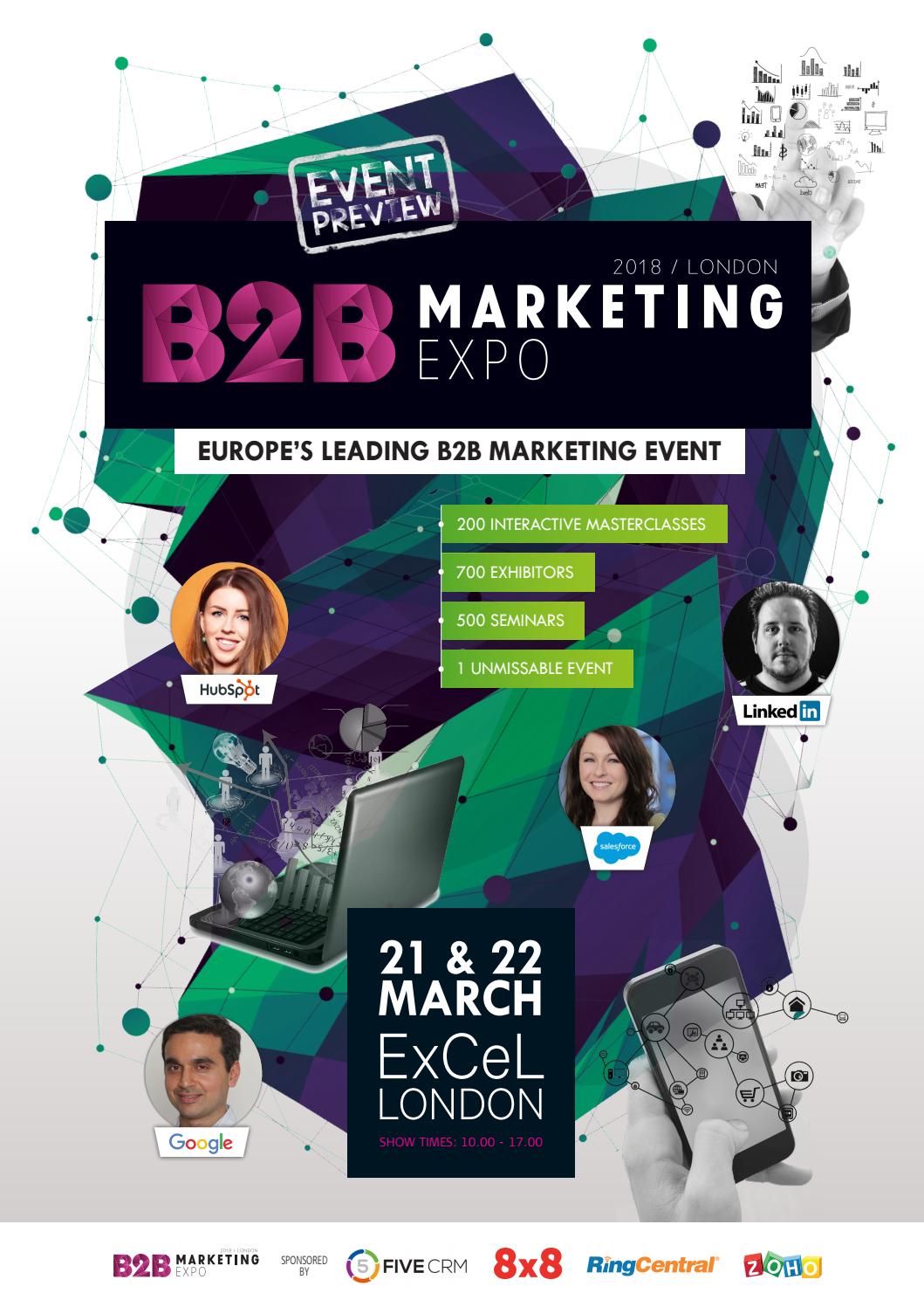 B2B Marketing Expo 2018 Show Highlights Guide by Fortem International ...