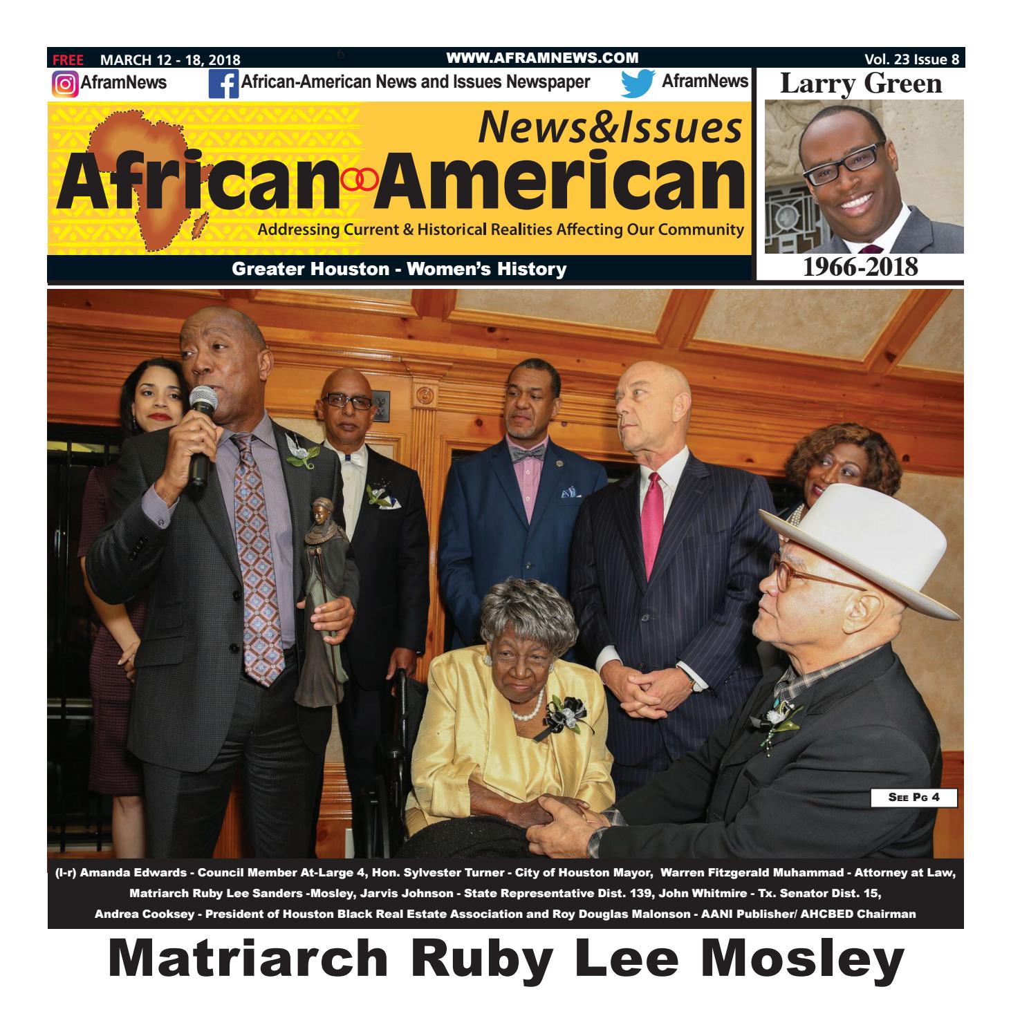 African-American News&Issues Vol. 23 Issue 8 (March 12 - 18, 2018) HOU ...