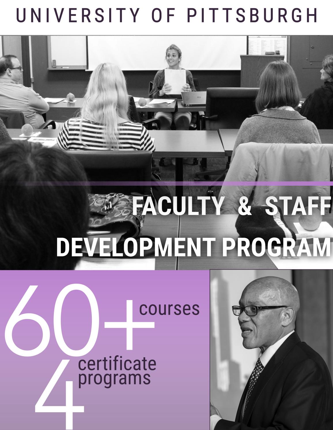 FSDP Spring 2018 by University of Pittsburgh Office of Human Resources ...