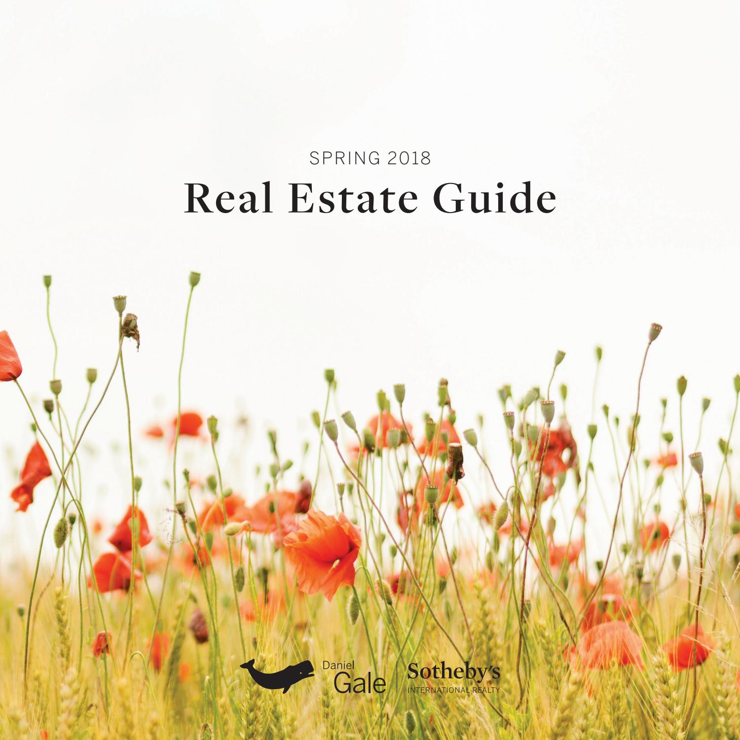 Real Estate Guide Book - Spring 2018 by Daniel Gale Sotheby's ...
