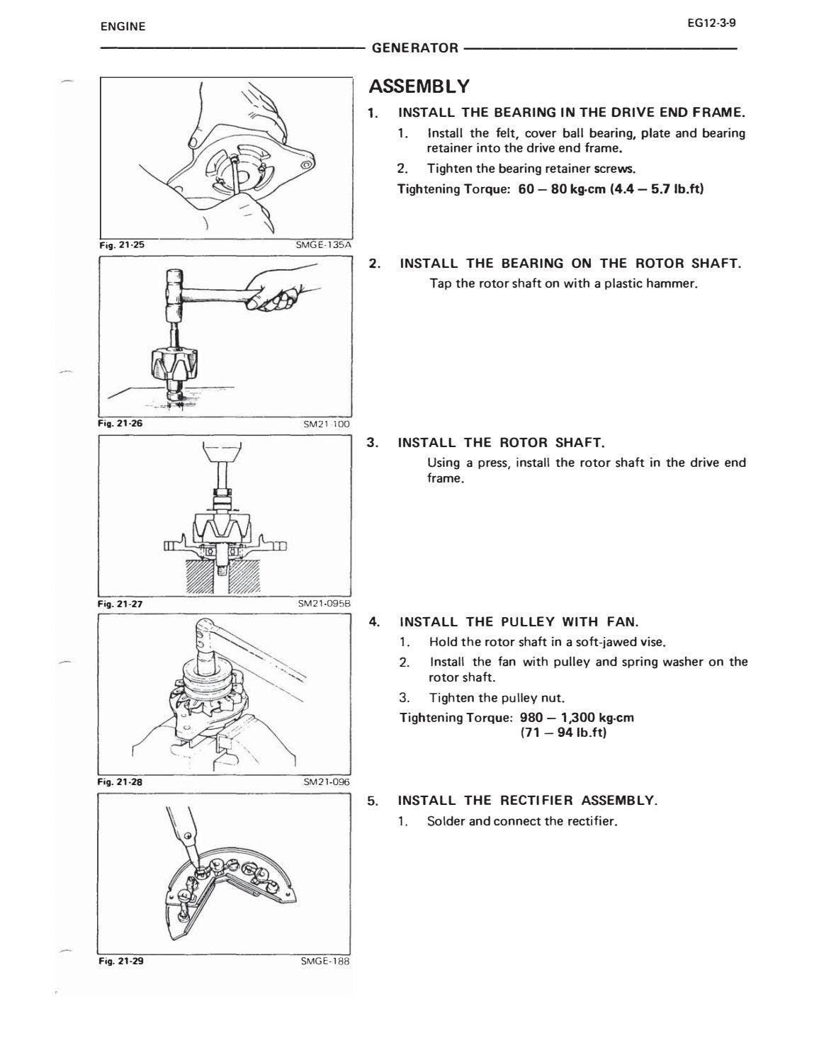 Hino h06ct engine service manual for use with the hitachi ex220 ...