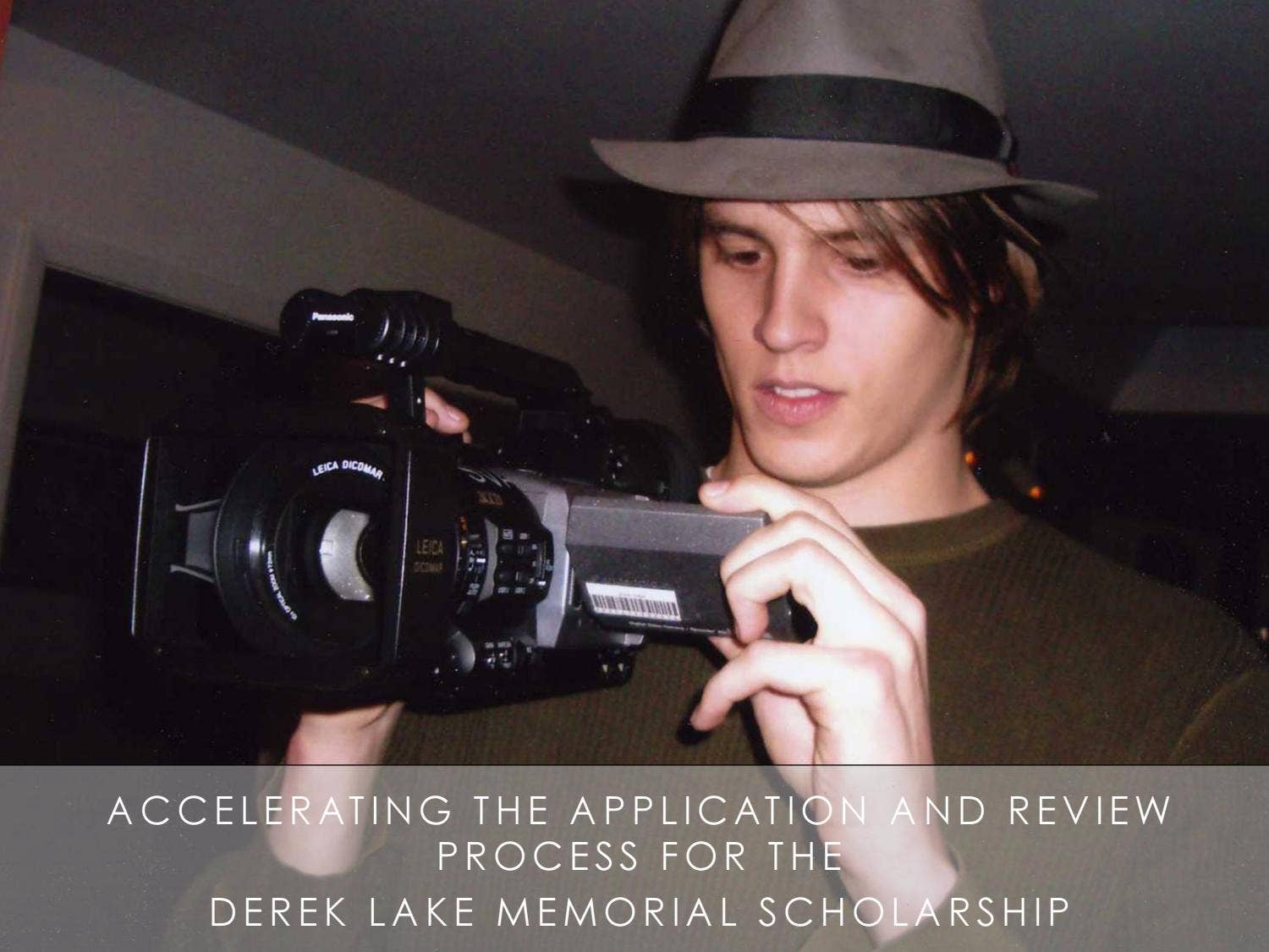 Derek Lake Memorial Scholarship Presentation by aapokorn - Issuu
