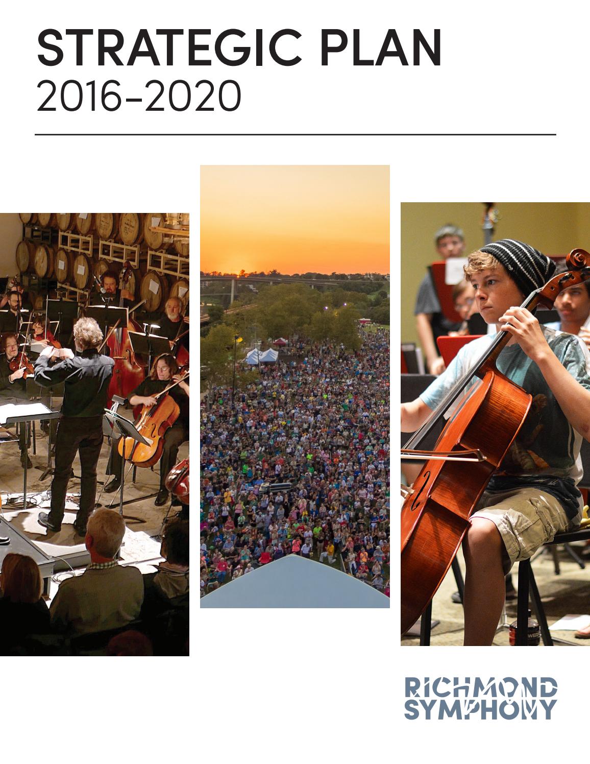 Richmond Symphony Strategic Plan 2016-2020 by rvasymphony - Issuu