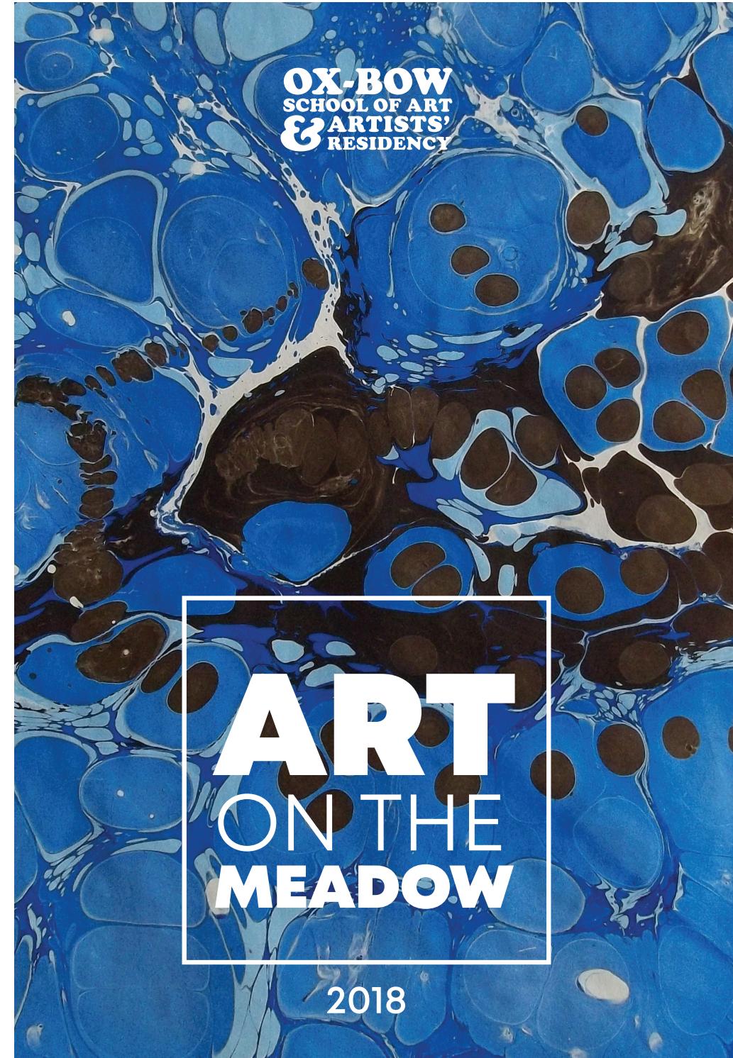 Art on the Meadow 2018 by Ox-Bow School of Art & Artists' Residency - Issuu