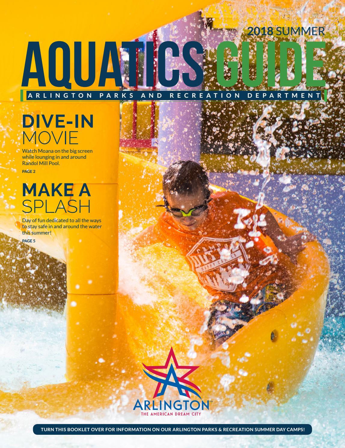 Summer Aquatics Guide 2018 by Arlington Parks and Recreation Department ...