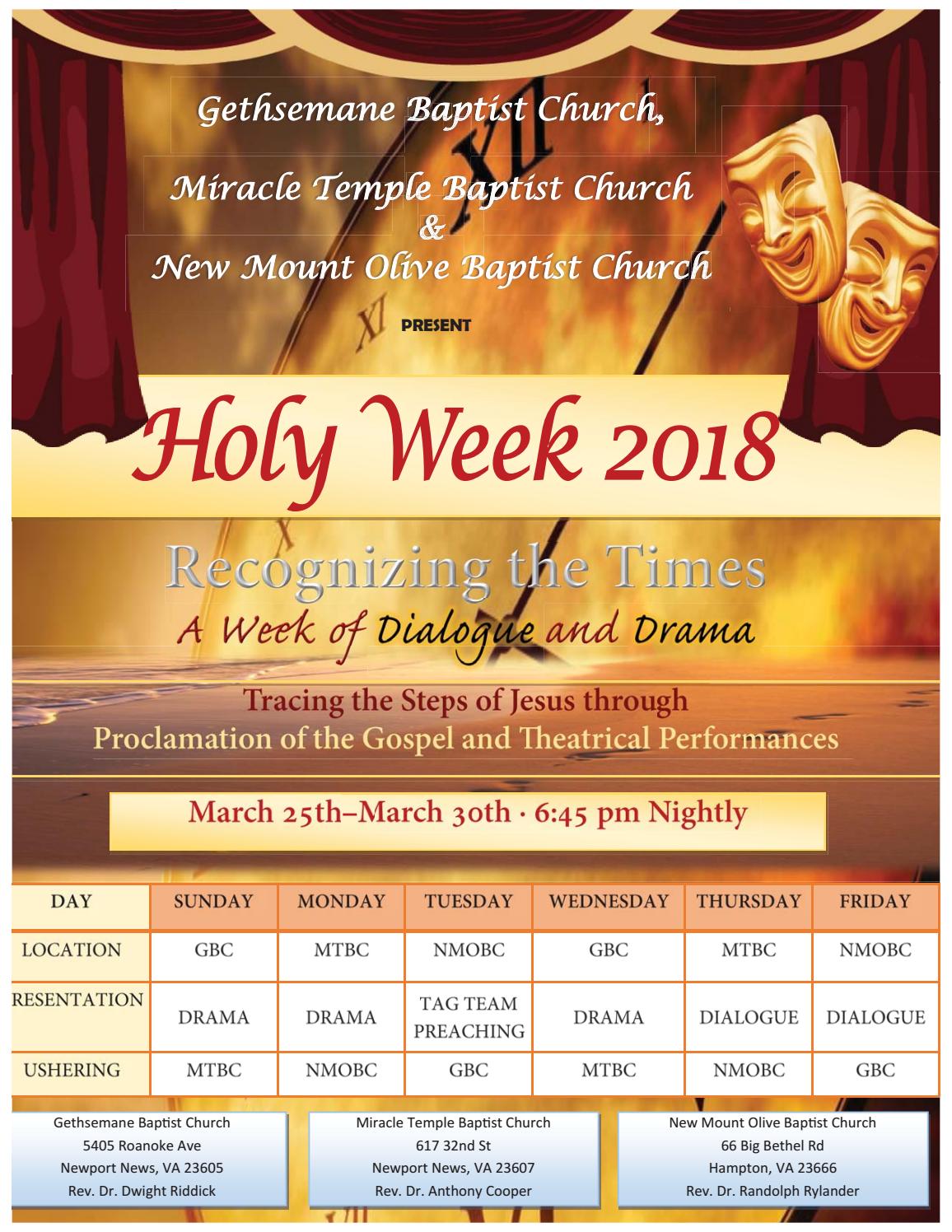 Holy Week Program by GBN News - Issuu