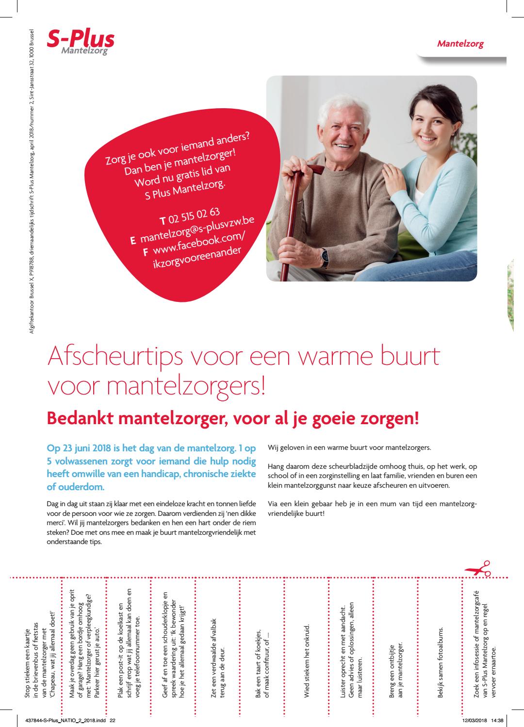 S-Plus mantelzorg Bond Moyson Oost-Vlaanderen by Solidaris - Issuu