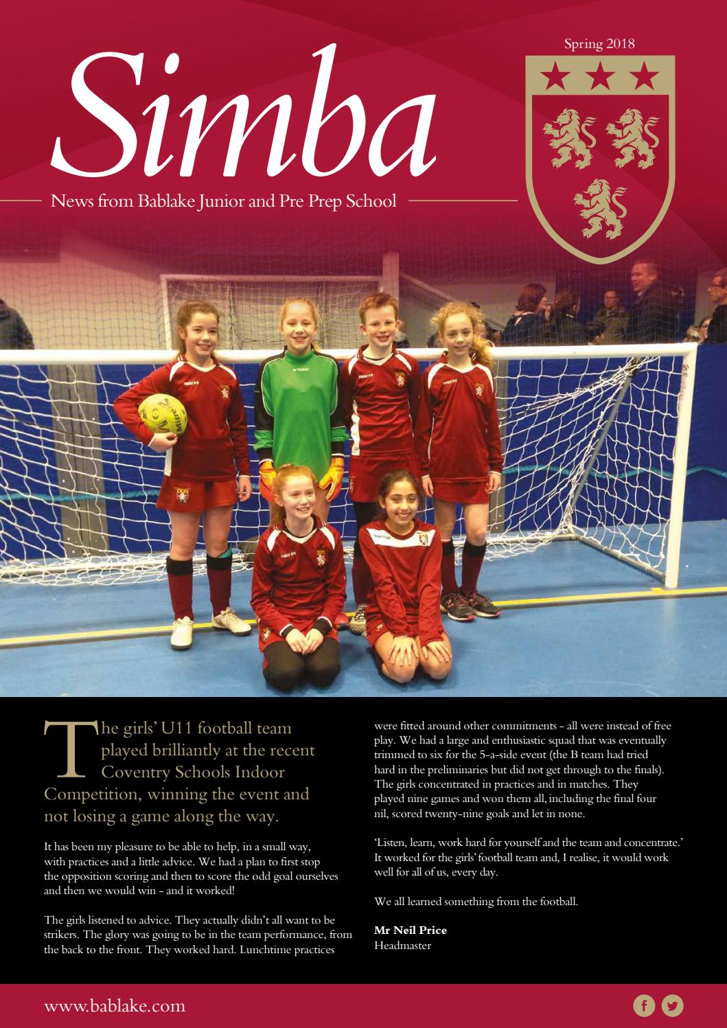 Simba - Spring 2018 by Bablake - Issuu