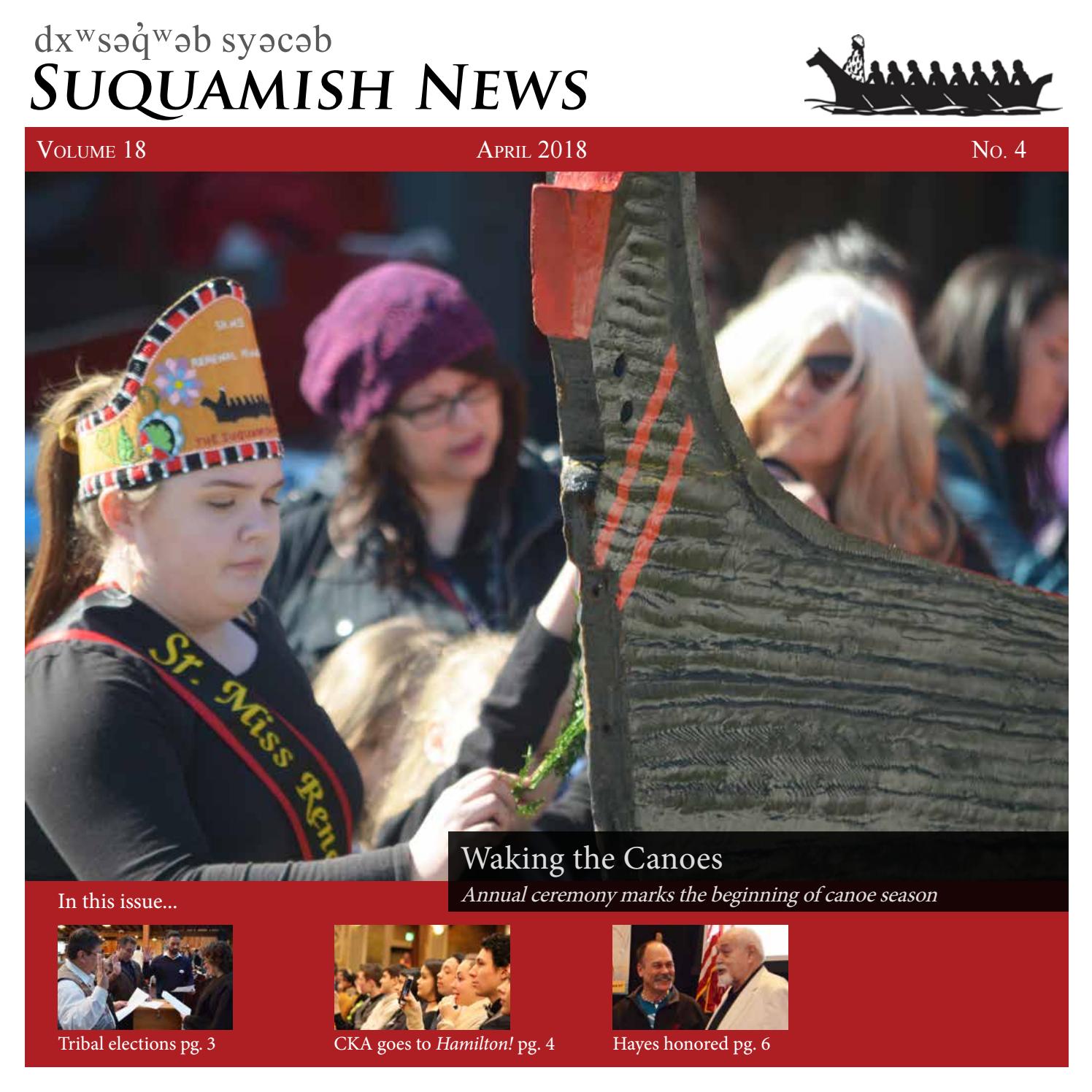 Suquamish News, April 2018 by Suquamish Tribe - Issuu