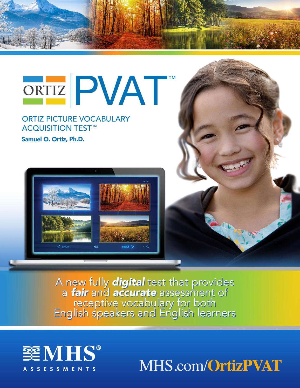 Ortiz PVAT Brochure by MHS Assessments - Issuu