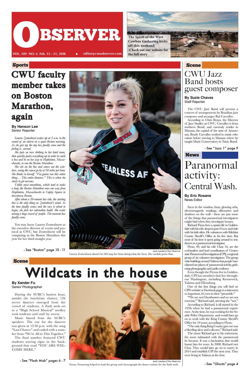 CWU Observer, Issue 6 Winter 2018 by CWU Observer - Issuu