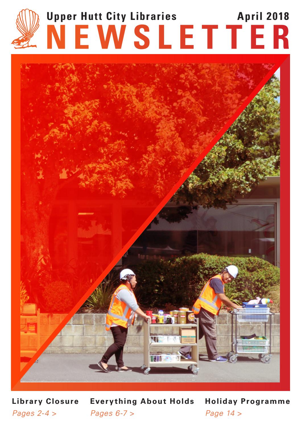 Upper Hutt City Libraries - April 2018 by Upper Hutt City Libraries - Issuu