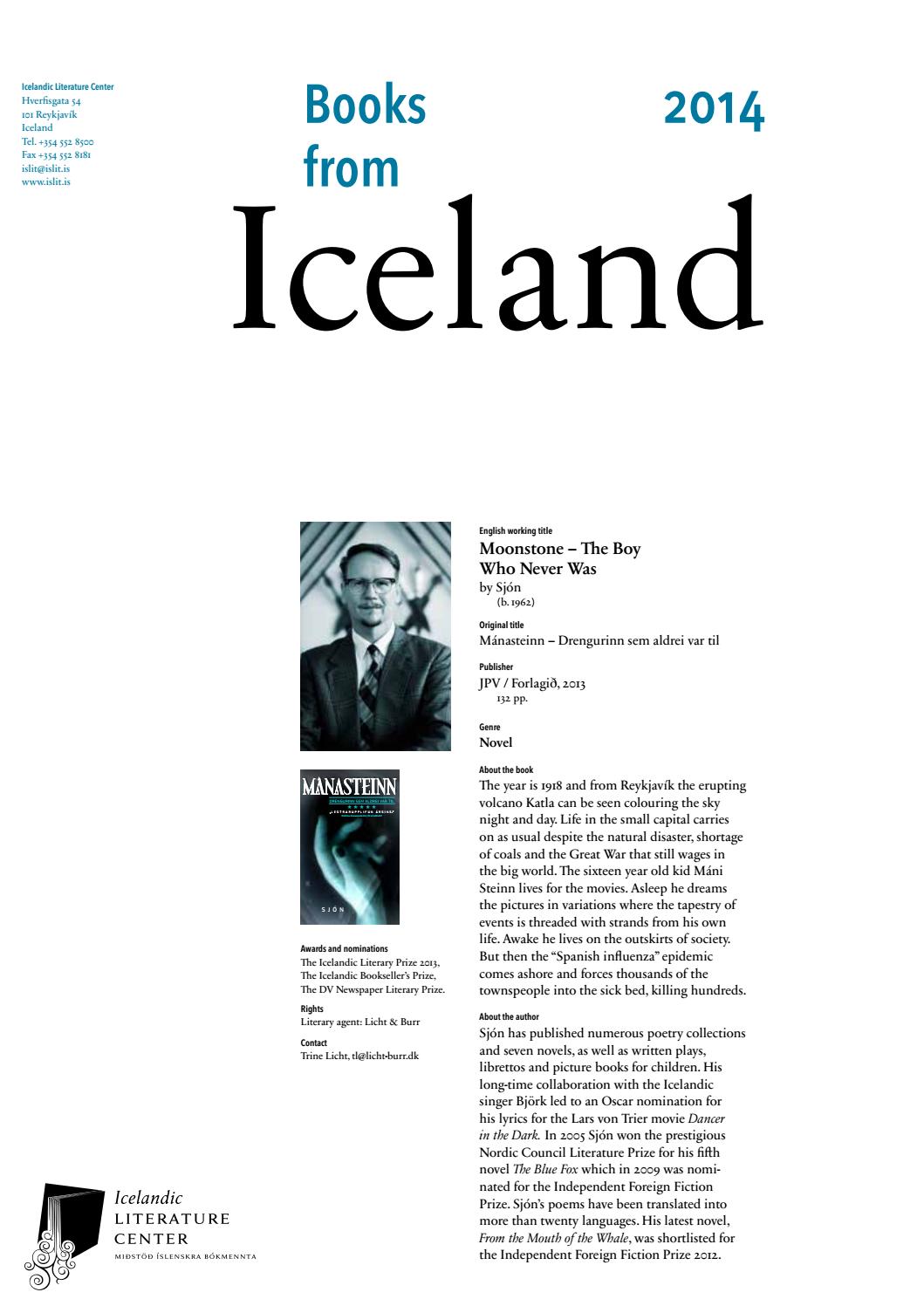 Books from Iceland 2014 by Icelandic Literature Center - Issuu