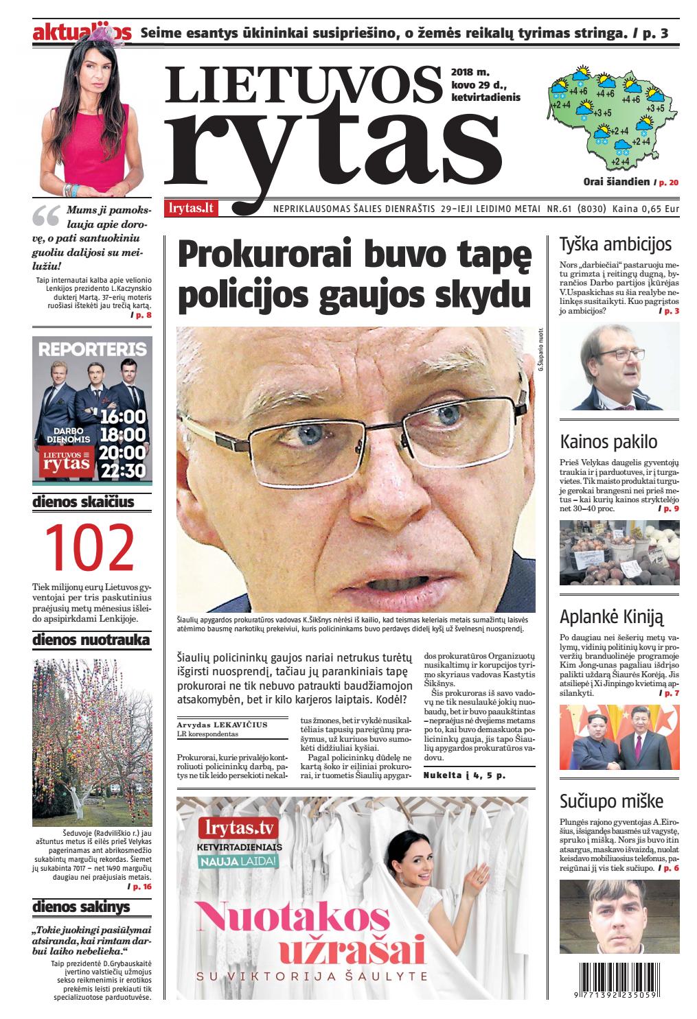 Lietuvos rytas by Lietuvos Rytas - Issuu