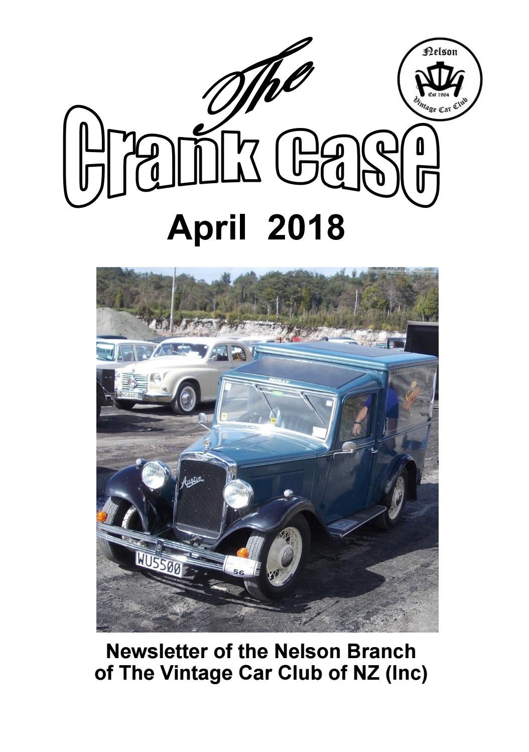 Nelson VCC April 2018 by Vintage Car Club of New Zealand - Issuu
