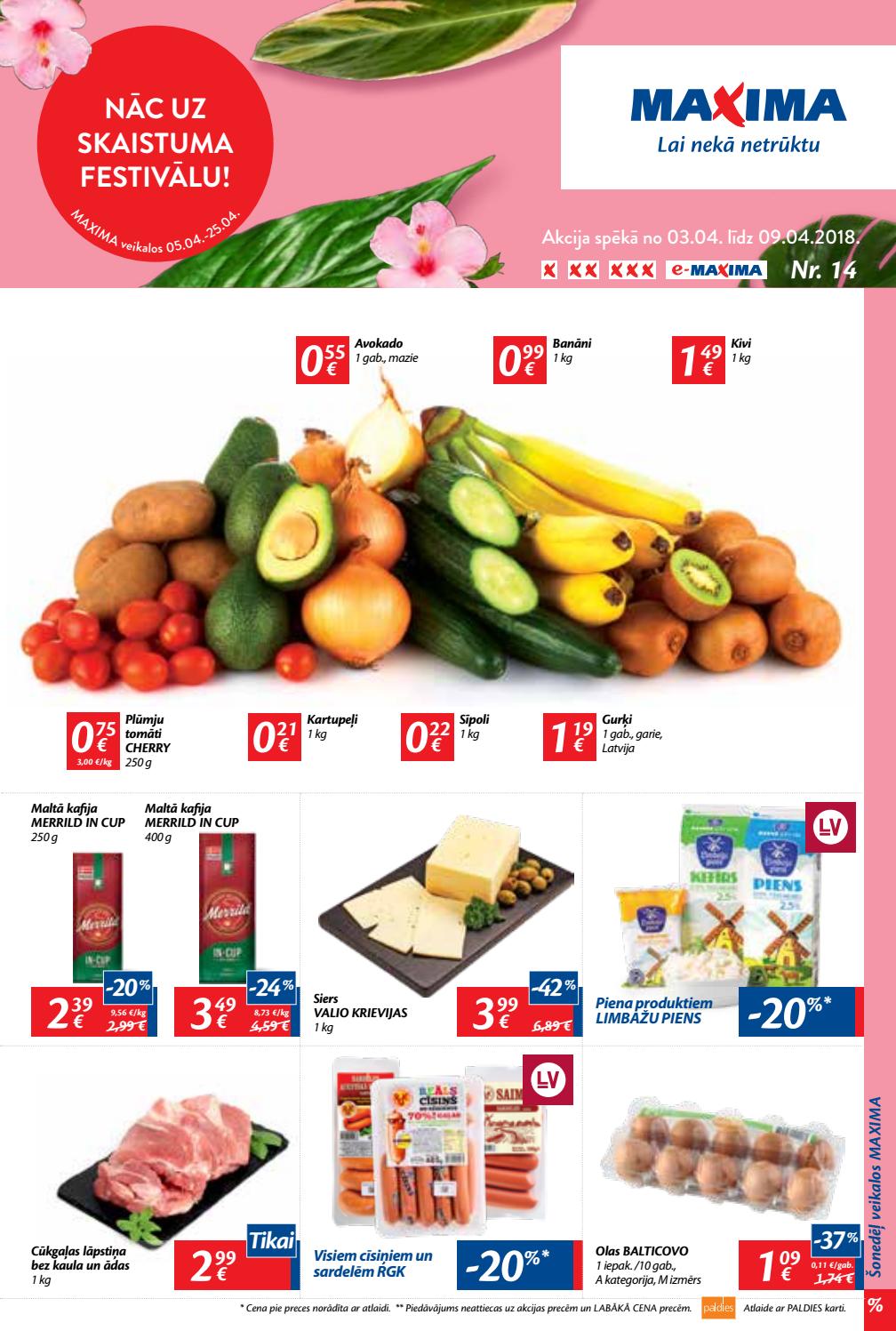 KC_MAXIMA_03.04.-09.04.18. by Maxima Latvija - Issuu