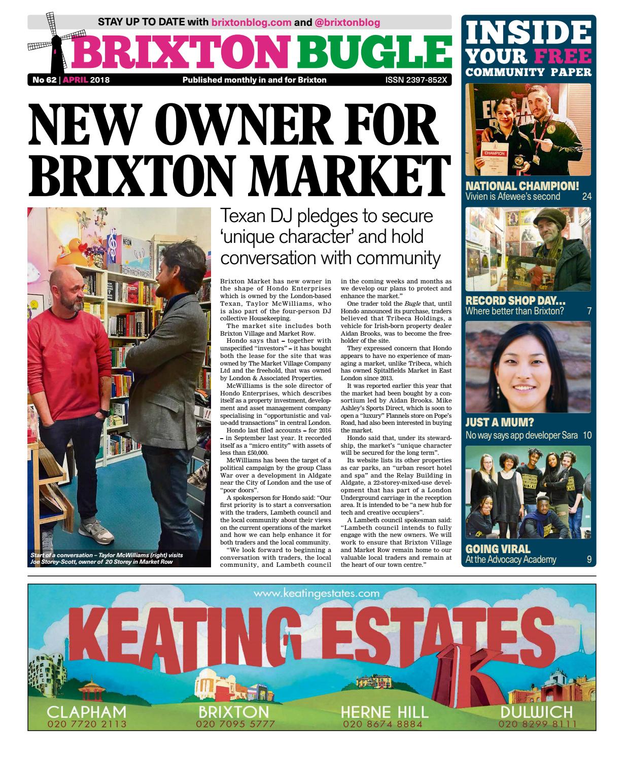 BrixtonBugle April 2018 by Brixton Bugle - Issuu