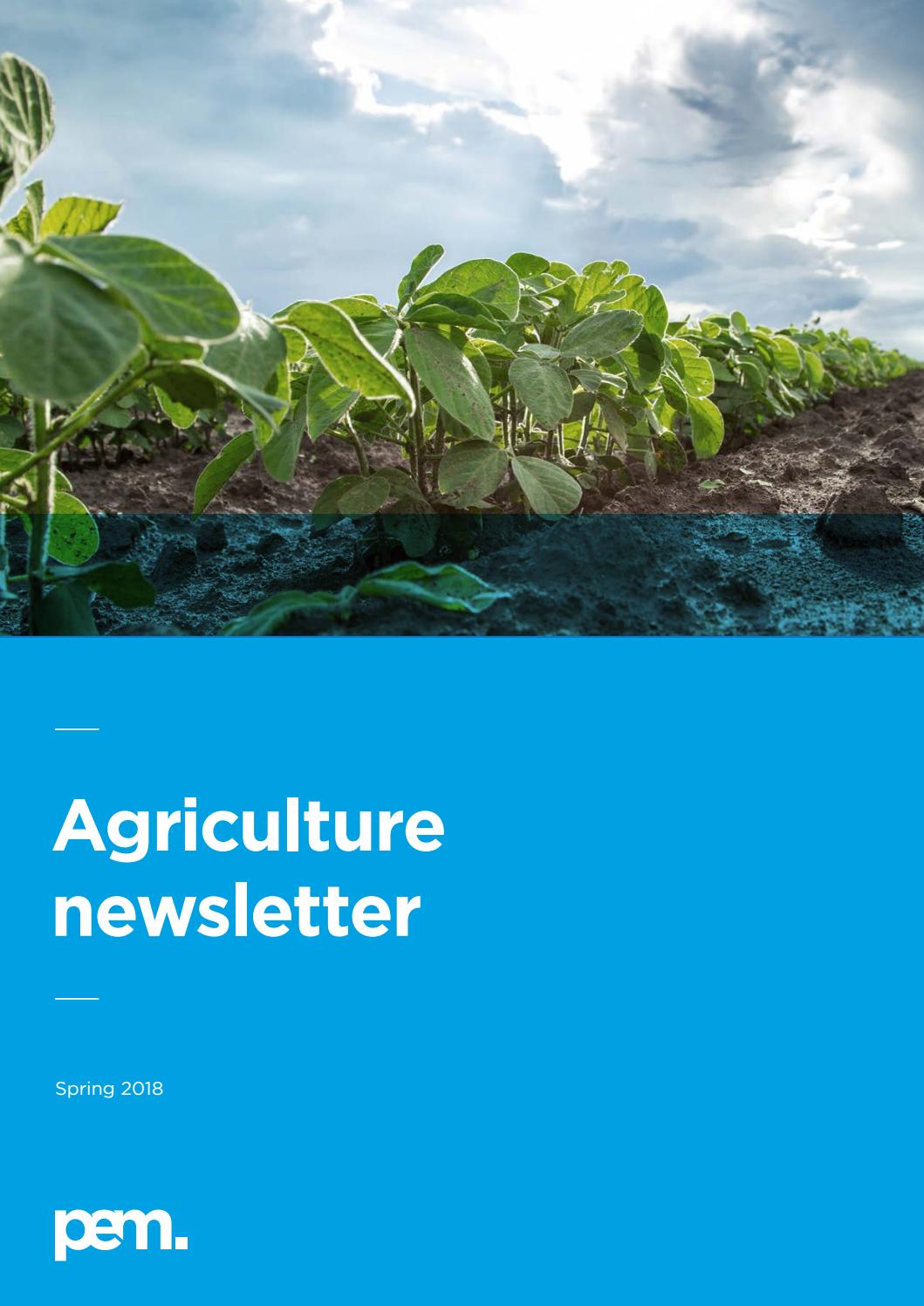 PEM agriculture newsletter spring 2018 by PEM - The Cambridge ...