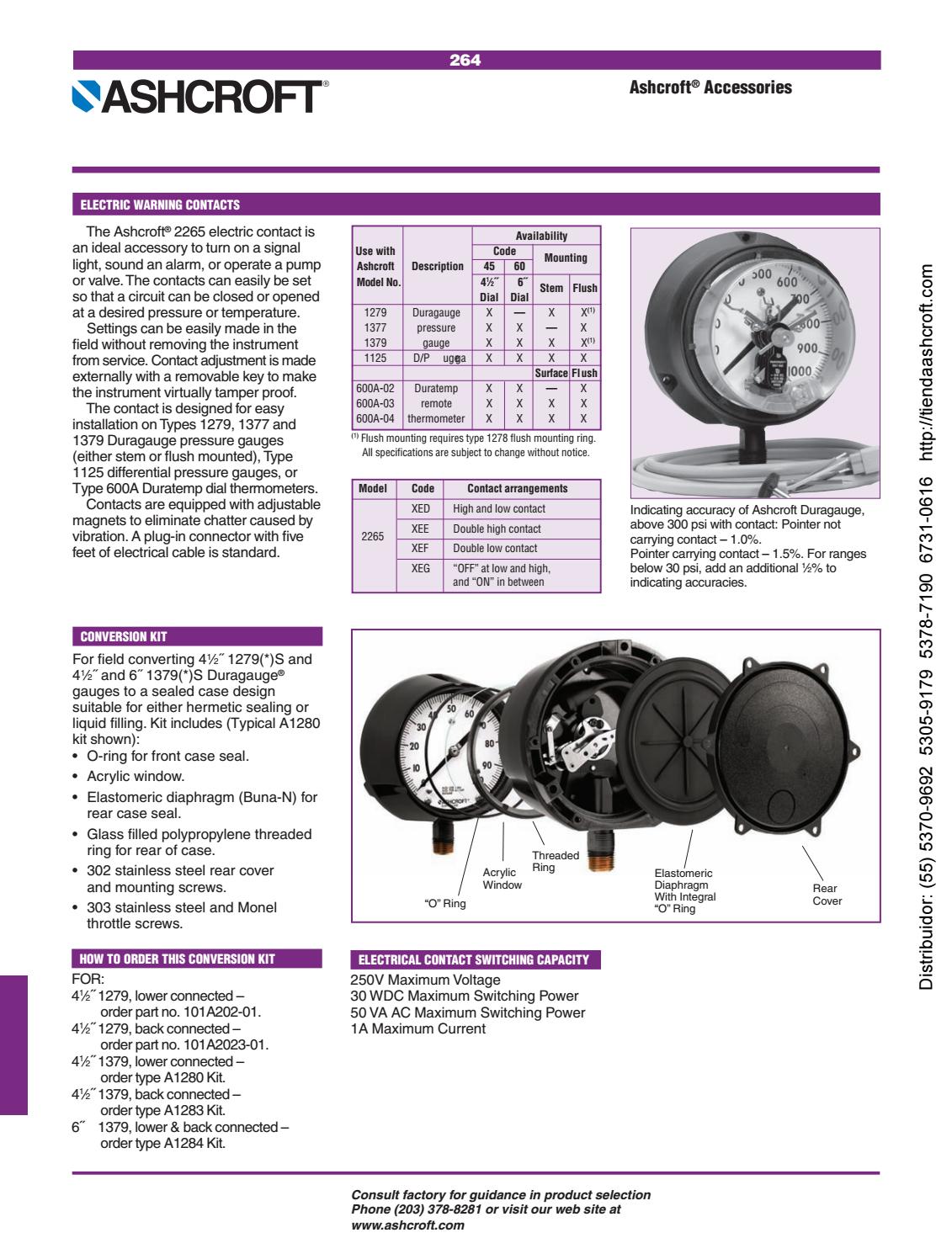 Ashcroft® - PRESSURE & TEMPERATURE INSTRUMENT ORDERING HANDBOOK - 2013 ...