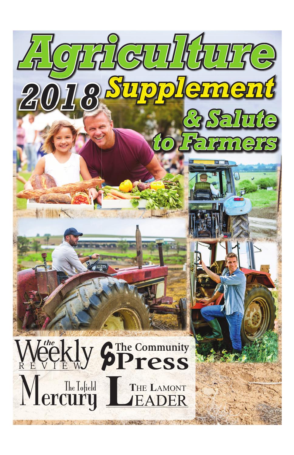 2018 Agriculture Supplement & Salute to Farmers by Caribou Publishing ...