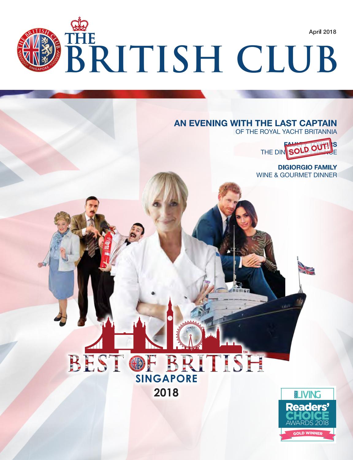 The British Club April Magazine 2018 by The British Club - Issuu
