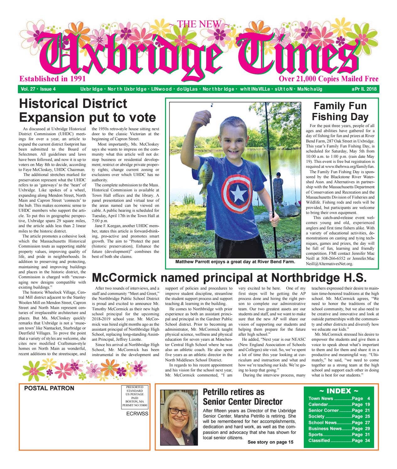 The New Uxbridge Times - April 2018 by Kathy Mussulli - Issuu