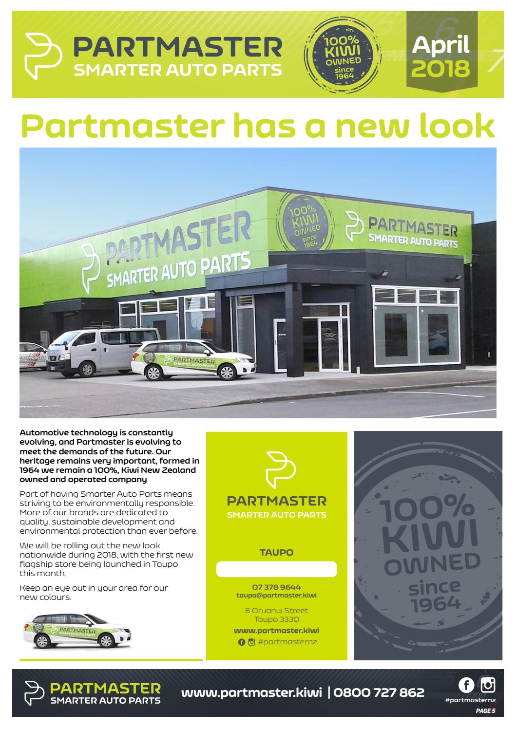 Partmaster Trade Parts Flyer April 2018 by Partmaster - Issuu