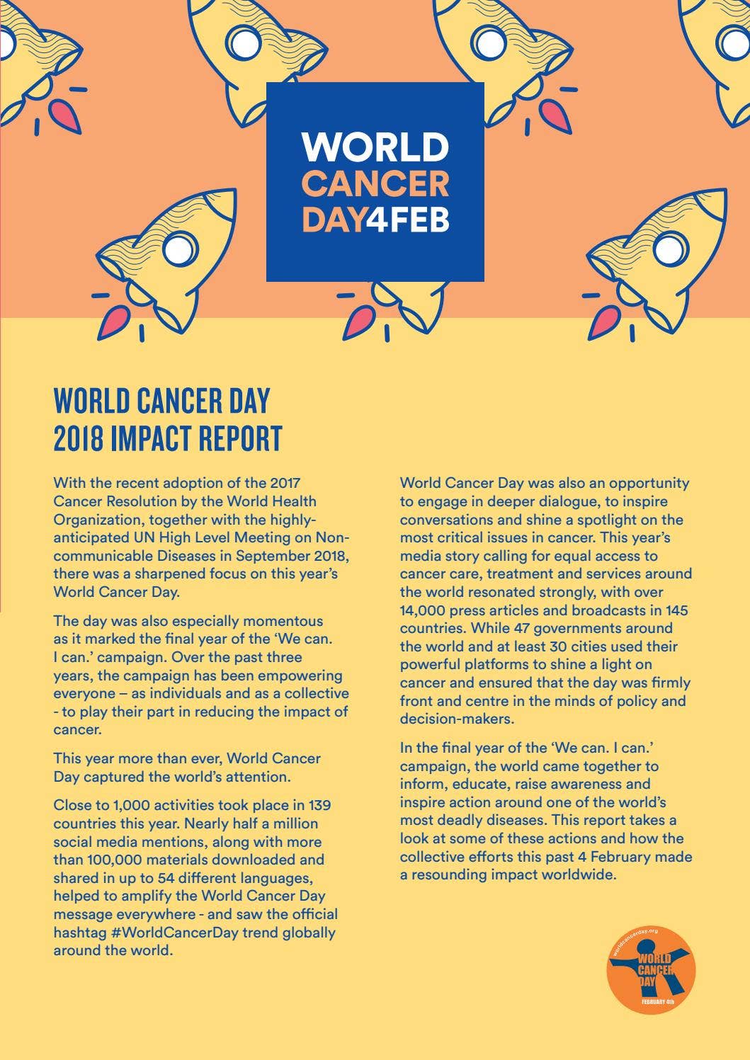 World Cancer Day 2018 Impact Report by UICC - Issuu
