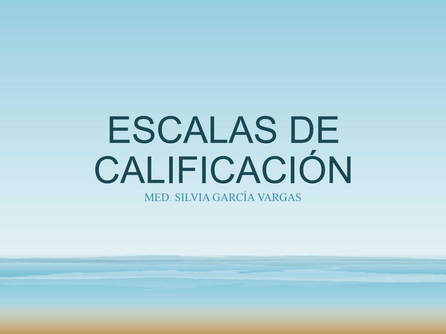 5 escalas de calificación by García Vargas - Issuu