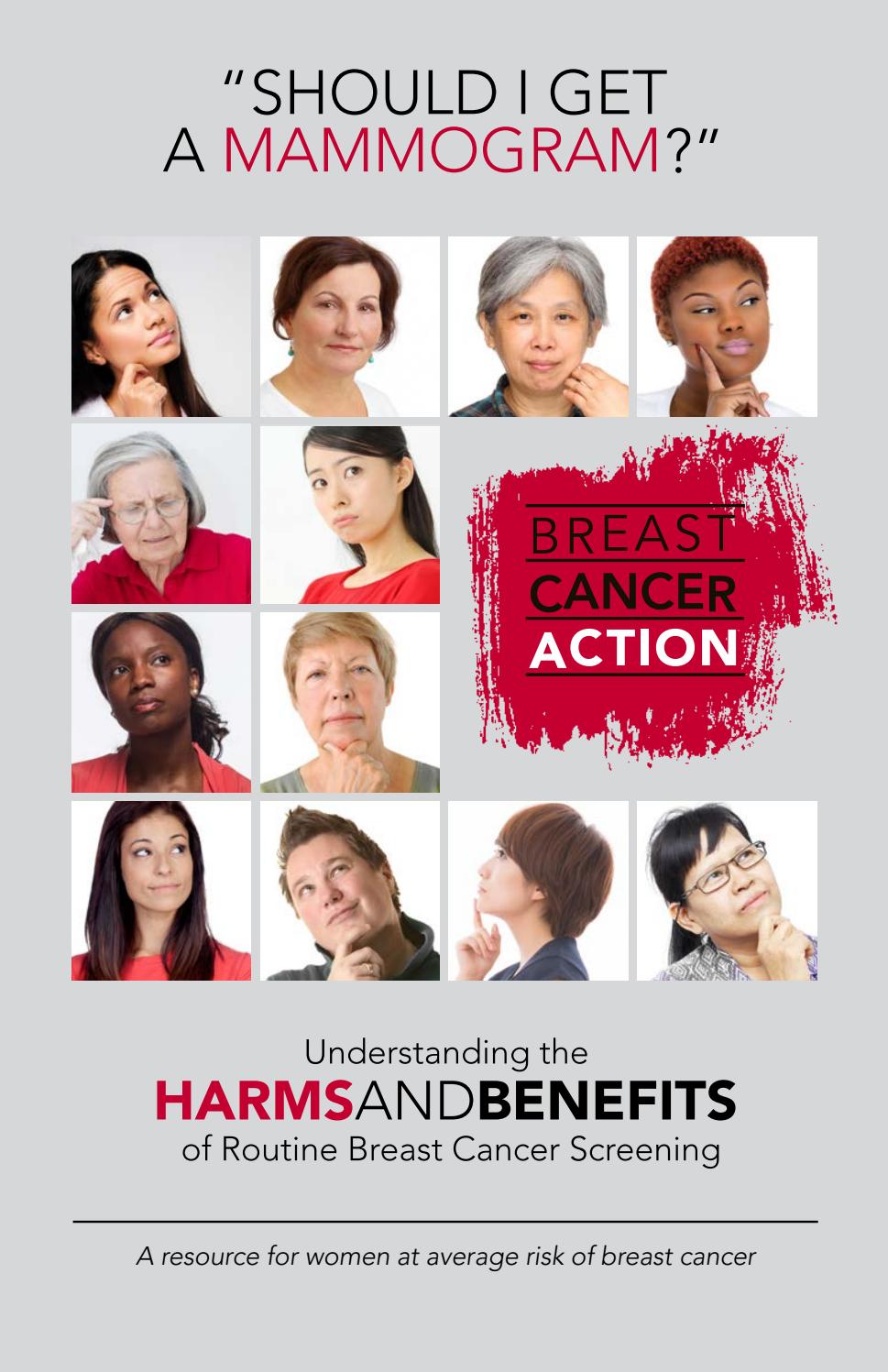 Should I Get a Mammogram? by Breast Cancer Action - Issuu