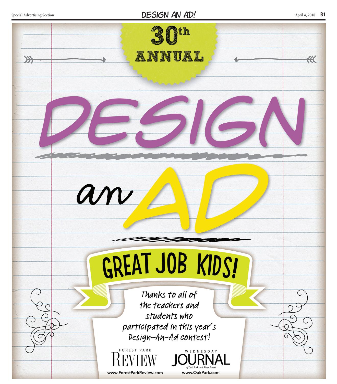 Design an Ad 040418 by Wednesday Journal - Issuu