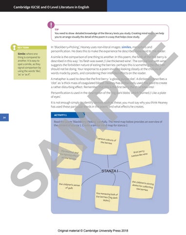 Preview Cambridge IGCSE and O Level Literature in English Coursebook by ...