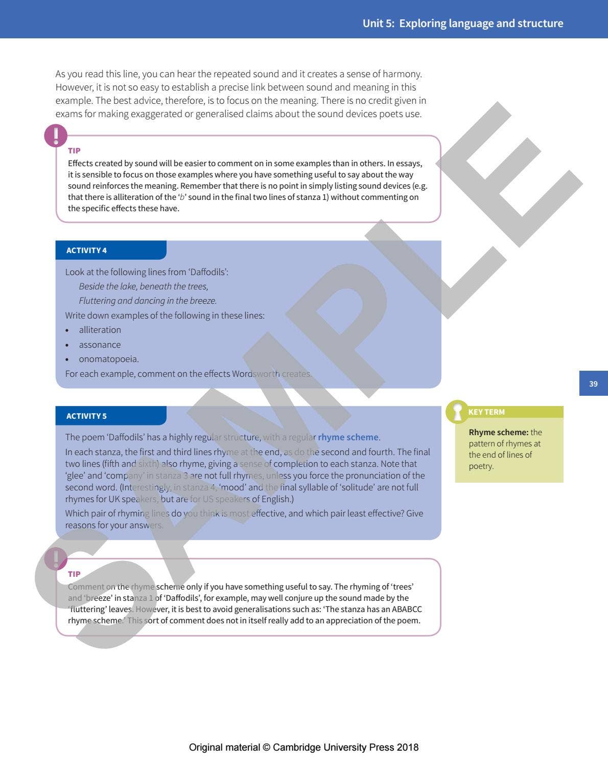 Preview Cambridge IGCSE and O Level Literature in English Coursebook by ...