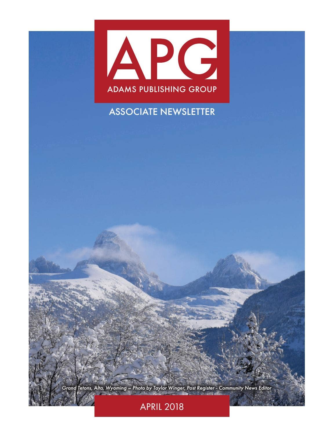 APG Newsletter April 2018 by Adams Publishing Group - Issuu