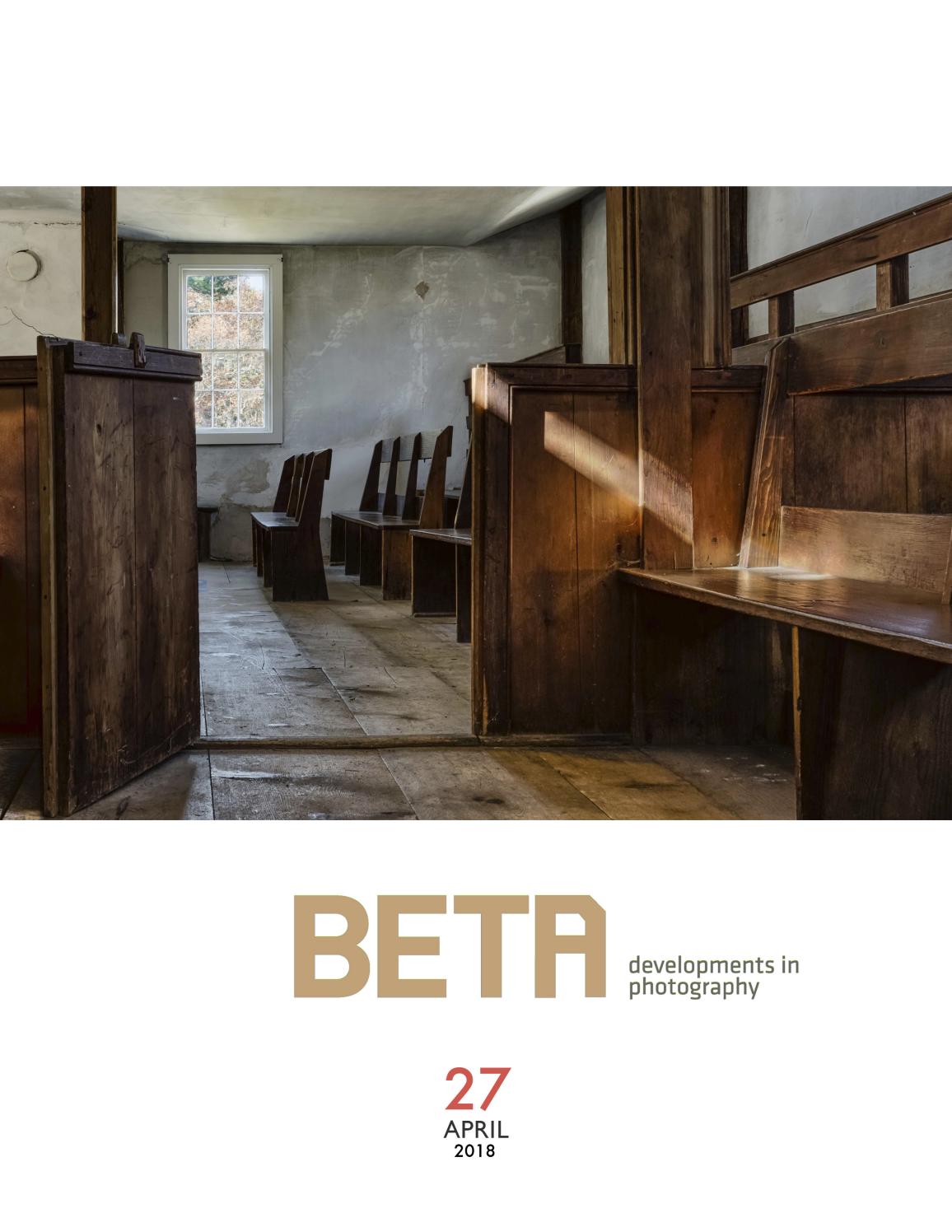 Beta 27 by BETA developments in photography - Issuu