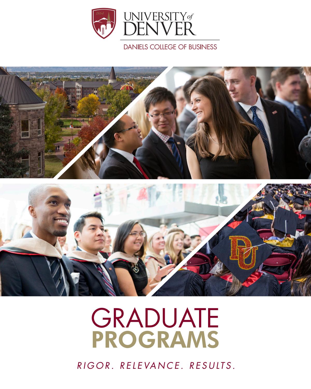 University of Denver Graduate Business Programs by Daniels College of ...