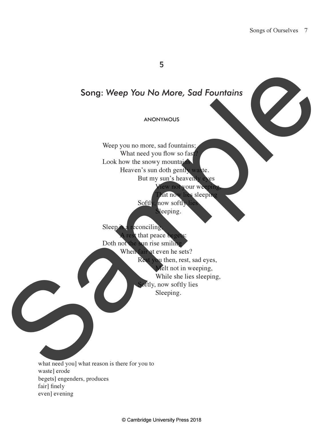 Preview Songs of Ourselves Volume 1 by Cambridge International ...