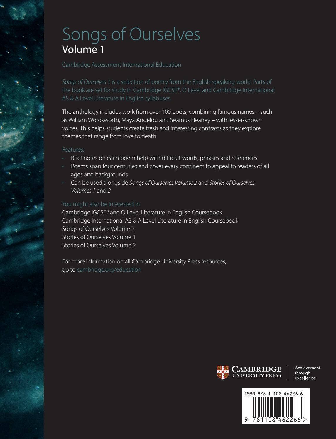 Preview Songs of Ourselves Volume 1 by Cambridge International ...