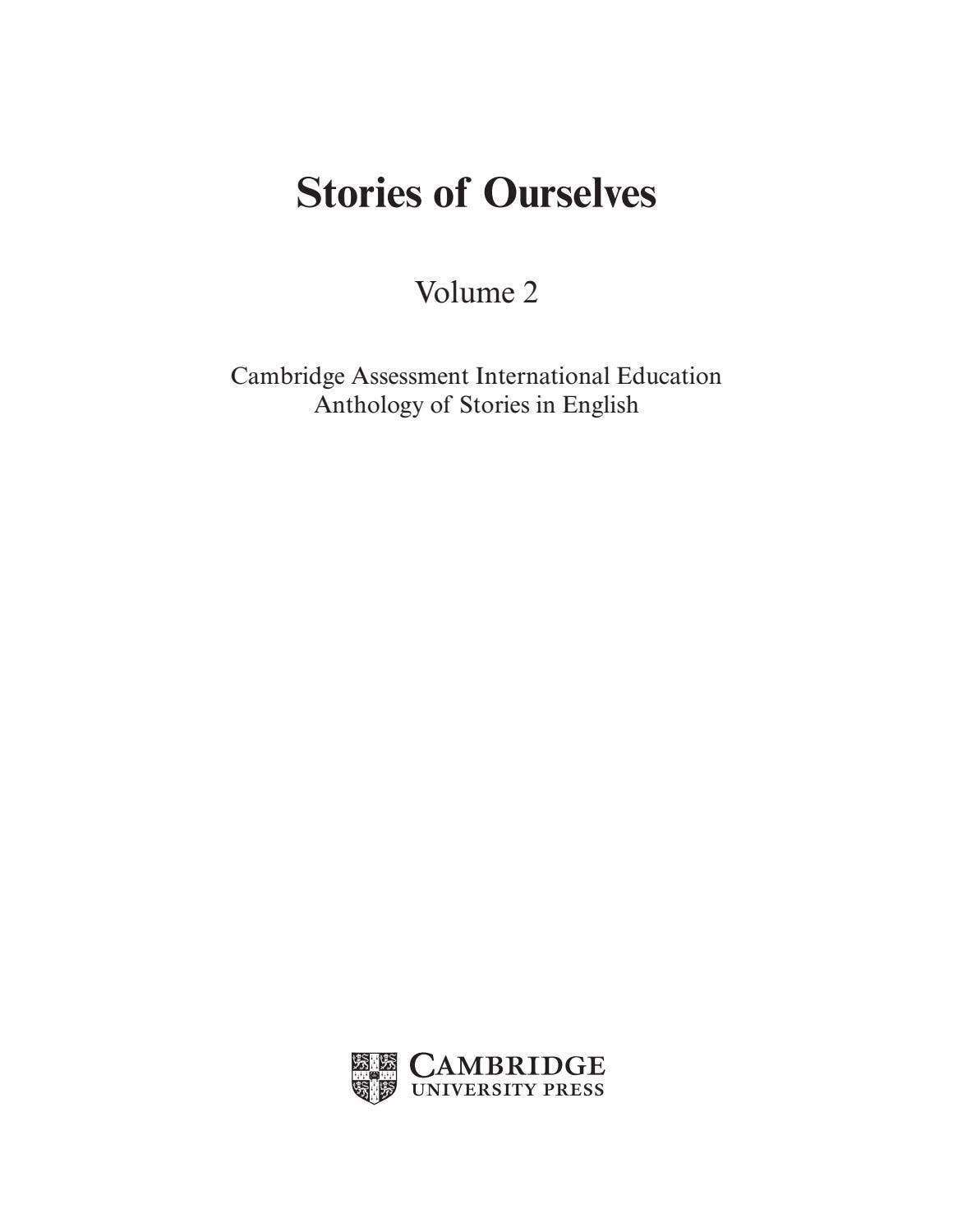 Preview Stories of Ourselves Volume 2 by Cambridge International ...