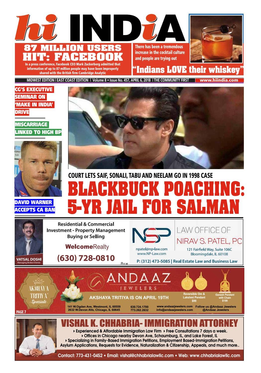 hi INDiA | 04.06.18 | Midwest Edition by hi INDiA Weekly - Issuu