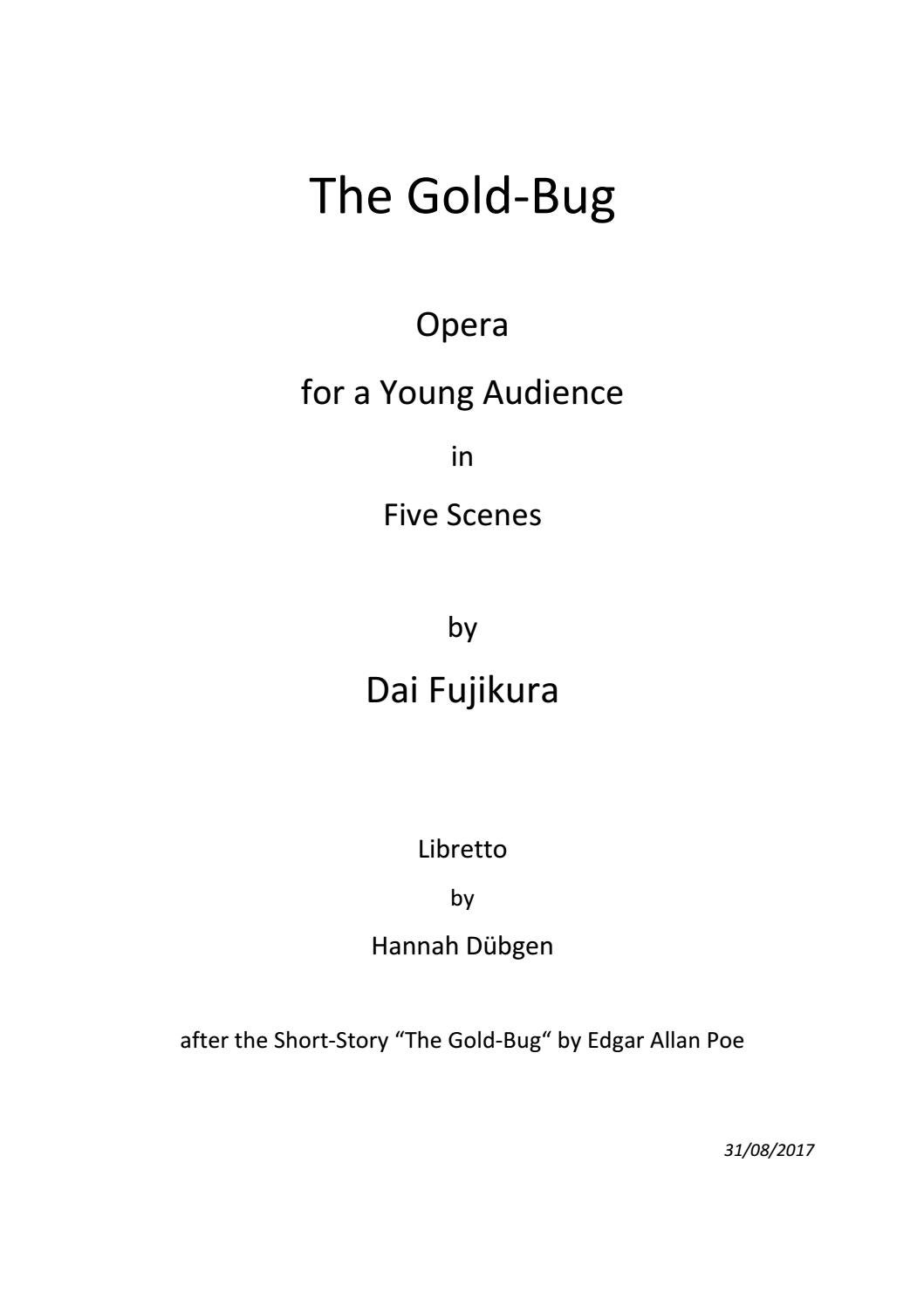 The Gold-Bug libretto English Version by Dai Fujikura - Issuu