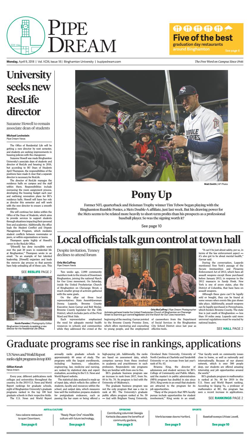 Spring 2018 Issue 18 by Pipe Dream - Issuu